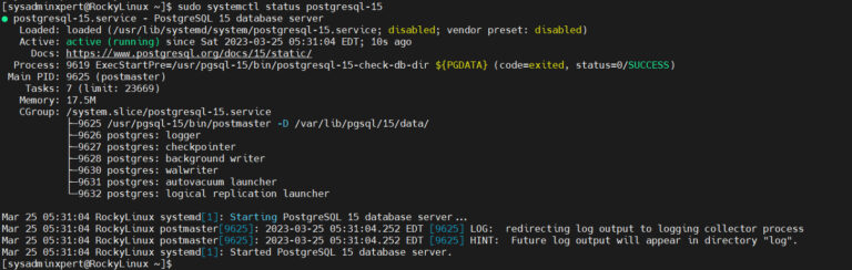 How To Install PostgreSQL On Rocky Linux And AlmaLinux | SysAdminXpert